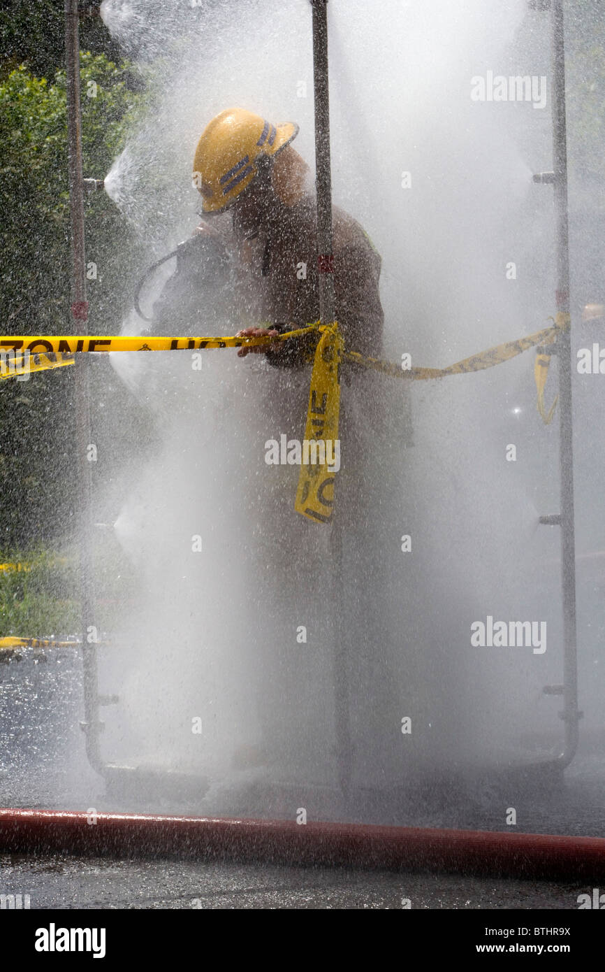 Scene of a fire at Township Road, Waitakere, Auckland, New Zealand ...
