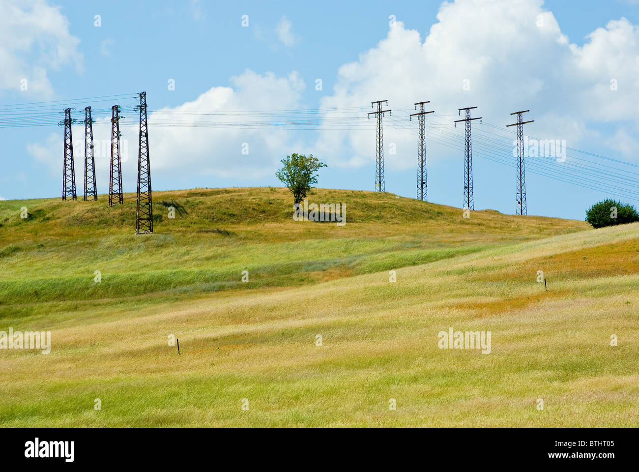 Power poles of europe hi-res stock photography and images - Alamy