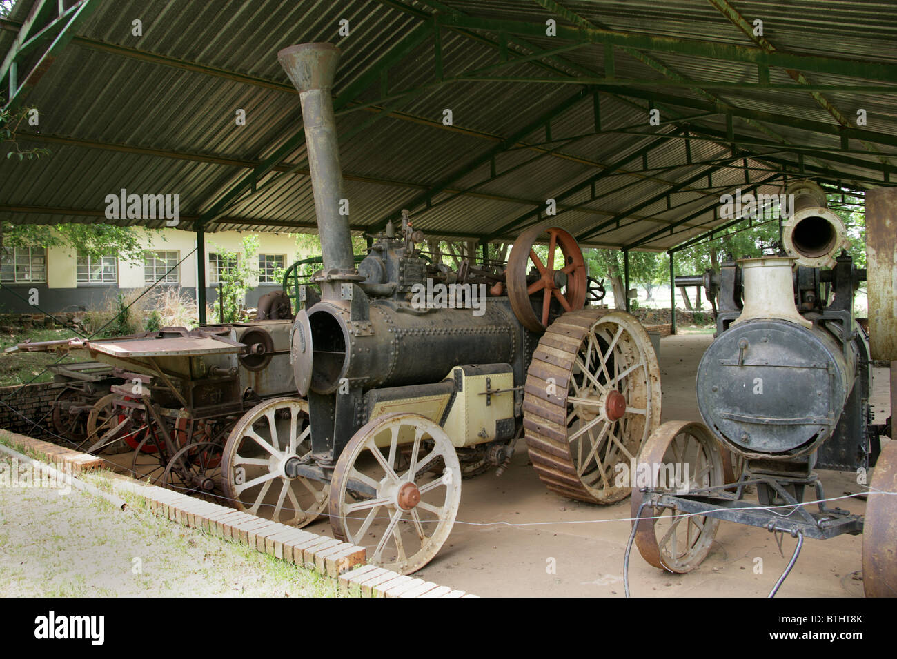 Old Steam Engines, Botshabelo Historical Village, South Africa. Made by ...