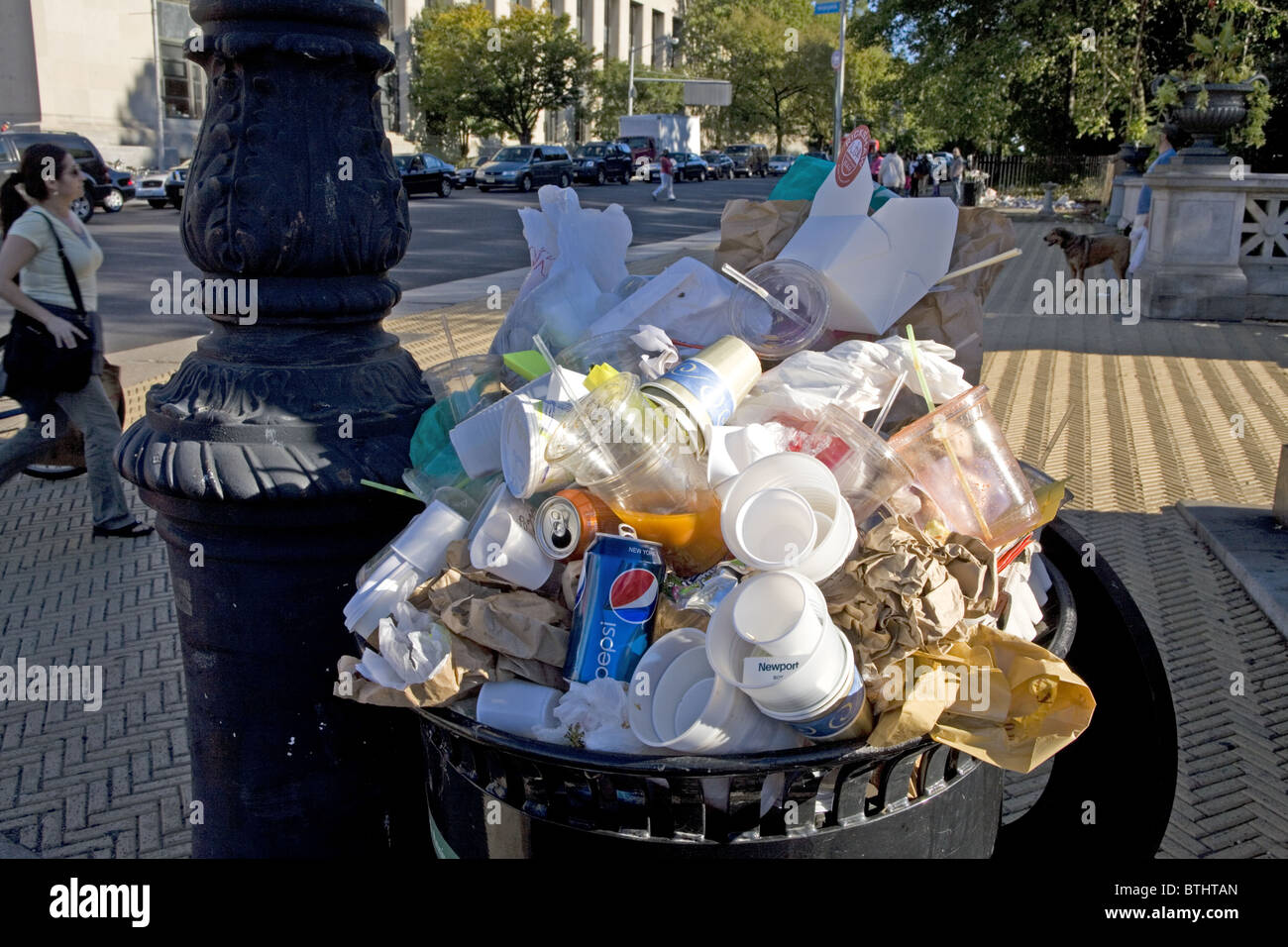 Uncontrolled, mostly non-recyclable, packaging waste is slowly burying ...