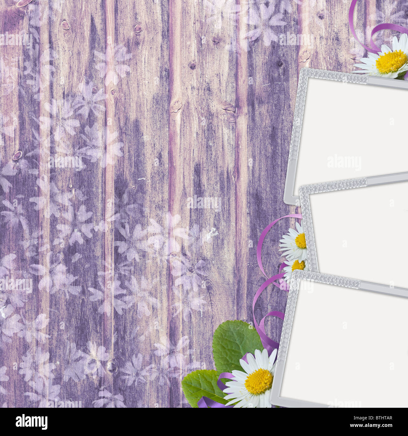 Summer background with frame Stock Photo - Alamy