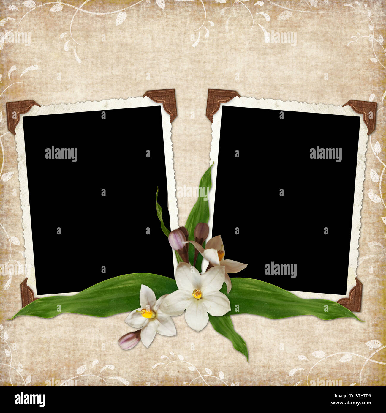 Background with frames Stock Photo - Alamy