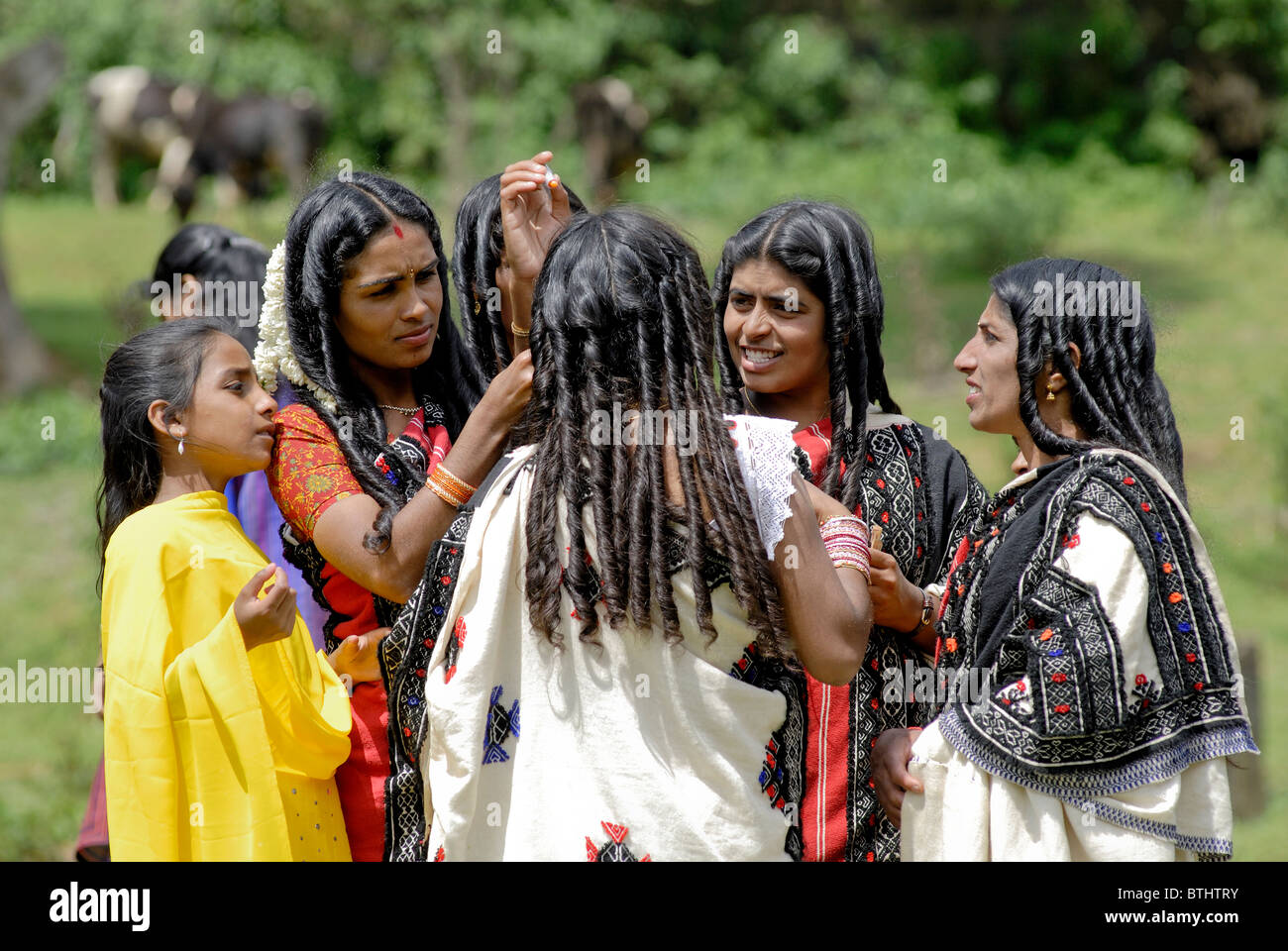 TODA TRIBALS IN NILGIRIS Stock Photo - Alamy