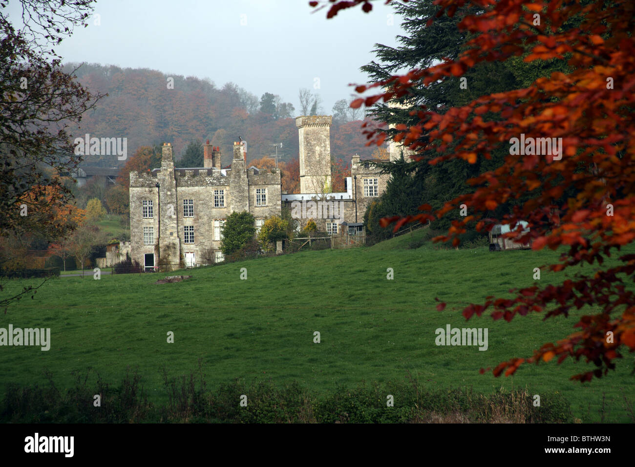 Teffont Evias Manor House, Wiltshire, England Stock Photo - Alamy