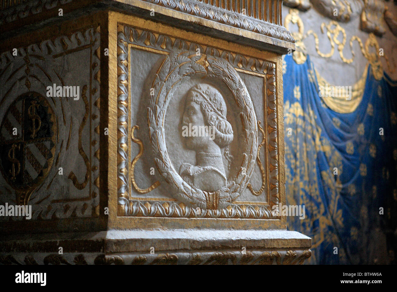Renaissance marble relief (15th century), Tempio malatestiano, Rimini ...