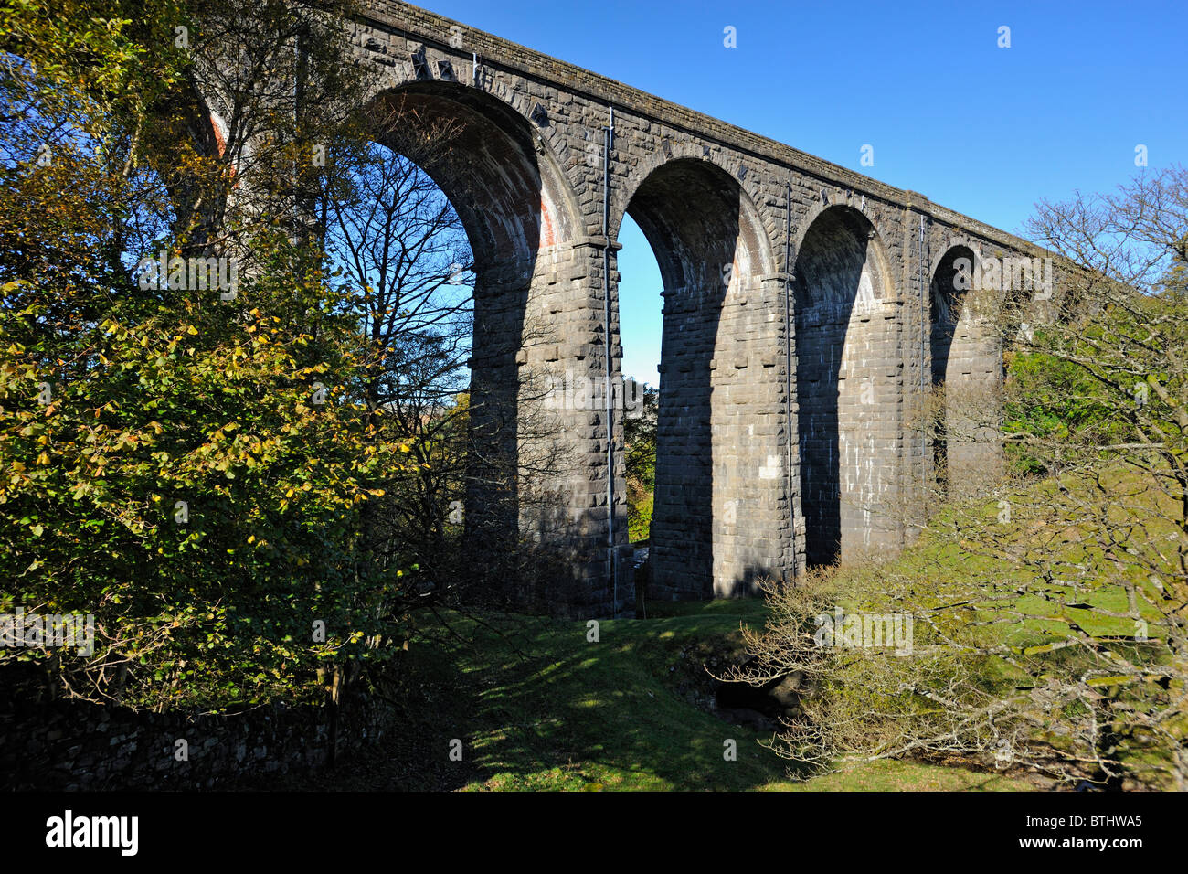Dent Head Viaduct, Settle-Carlisle Railway. Dentdale, Yorkshire Dales ...