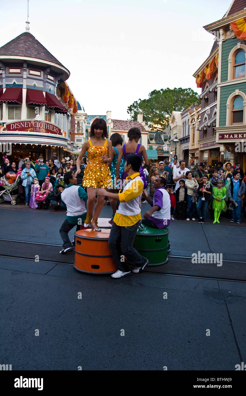 Dancing Show at Disneyland Amusement Park, Anaheim, California USA ...