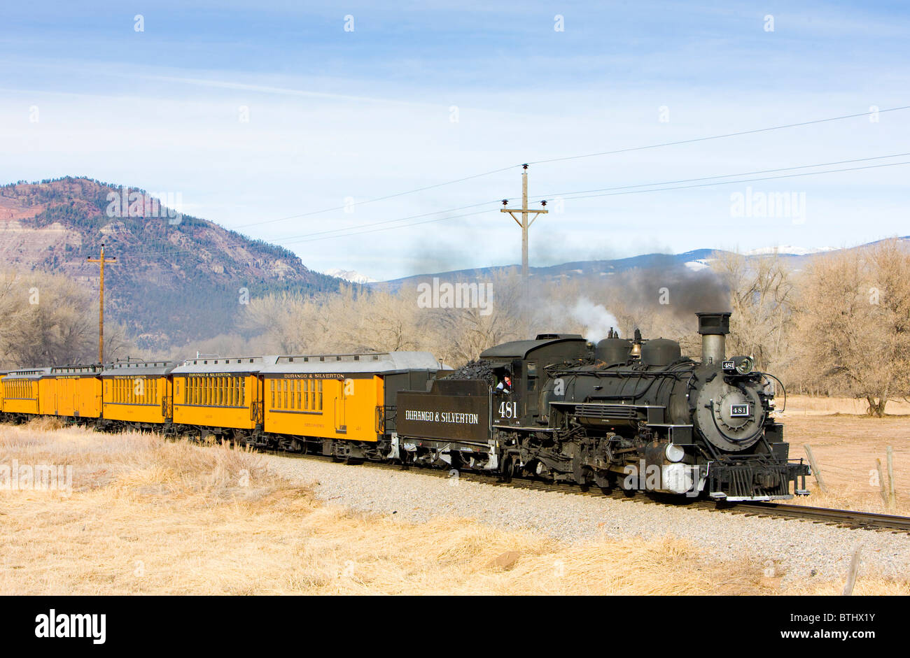 Durango Silverton Narrow Gauge Railroad, Colorado, USA Stock Photo - Alamy