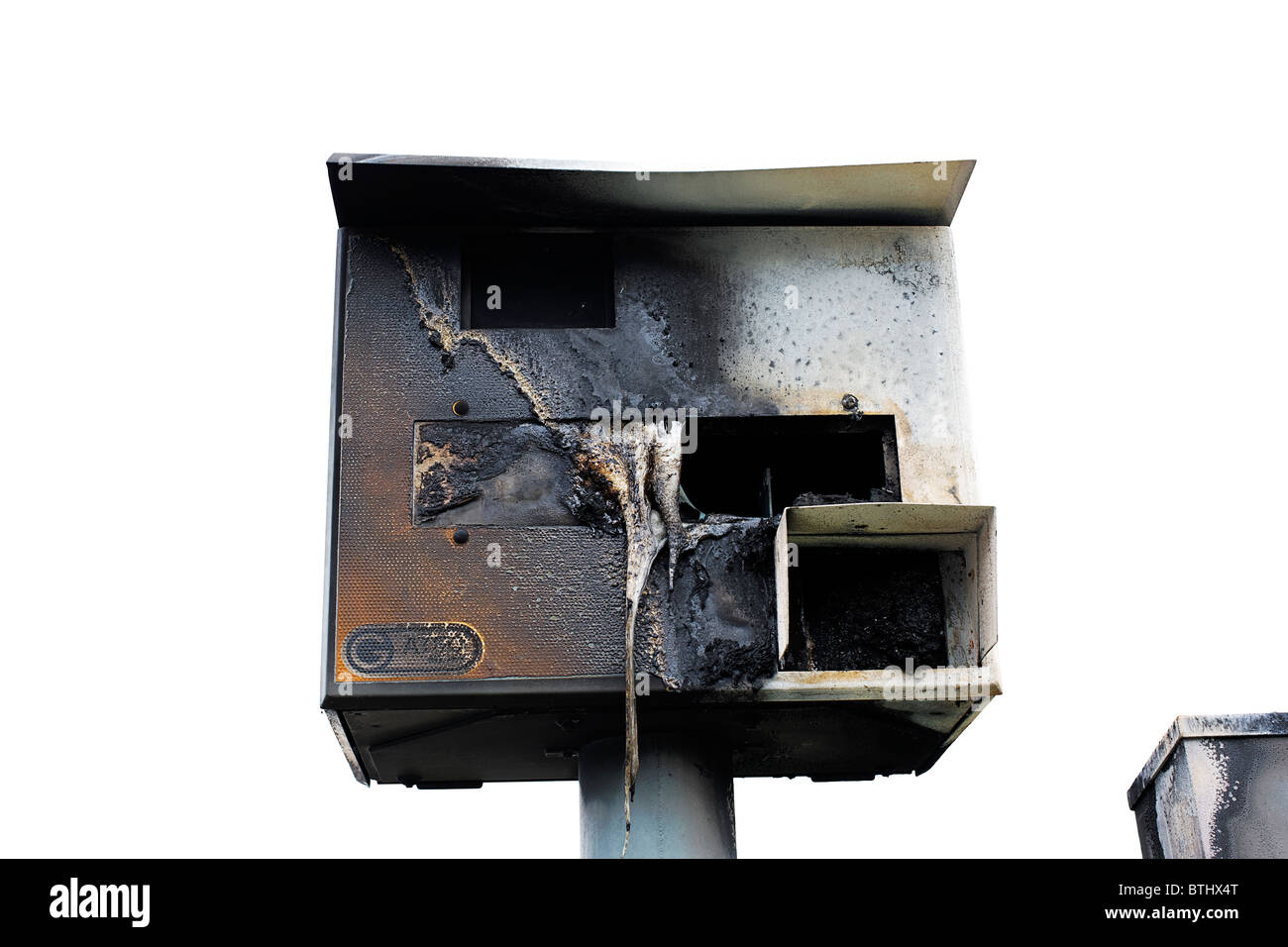 Vandalised Destroyed Gatso Speed Camera High Resolution Stock ...