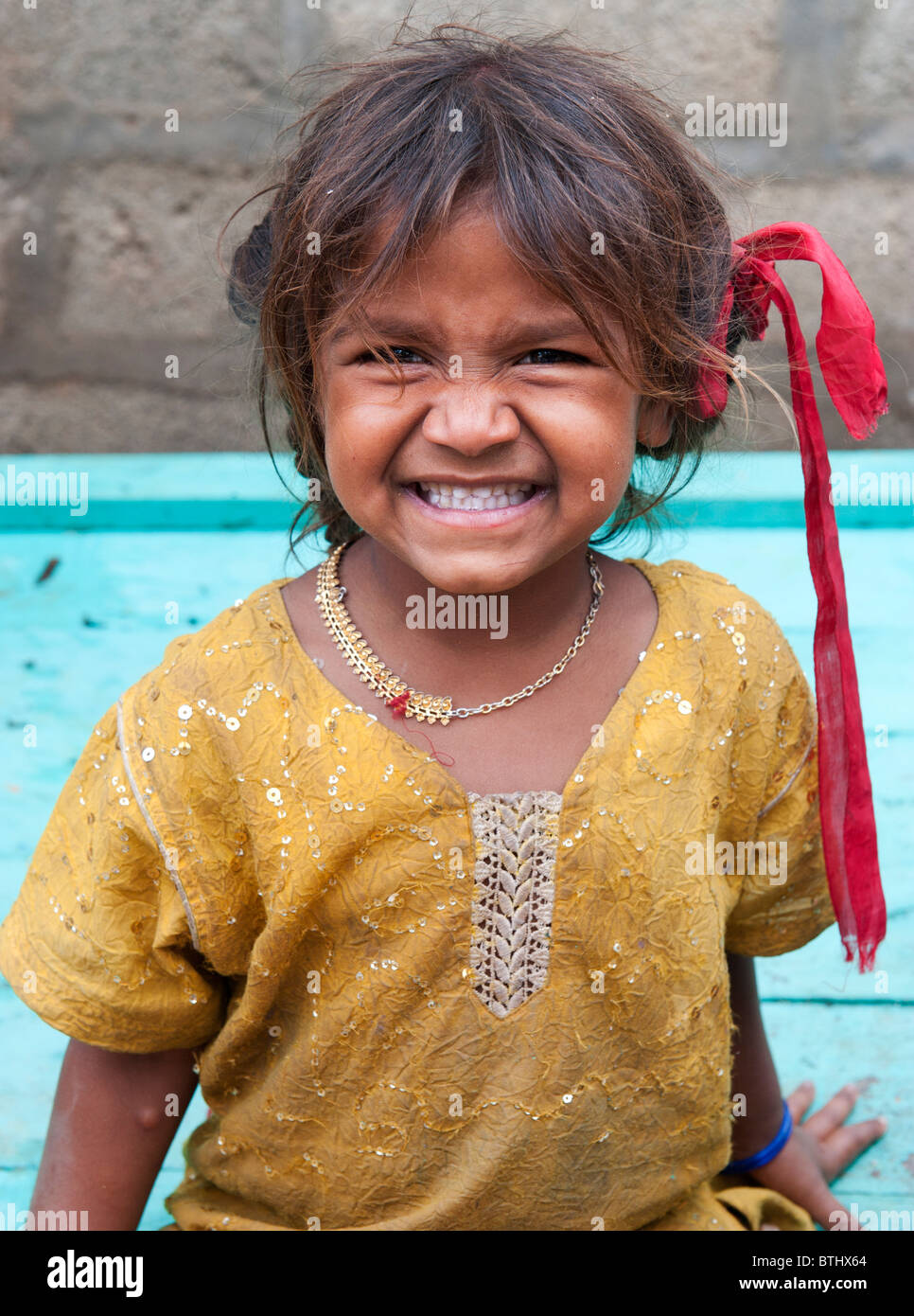 Happy Poor Indian People
