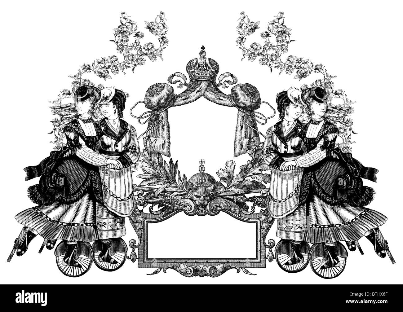 Victorian acrobat Black and White Stock Photos & Images - Alamy