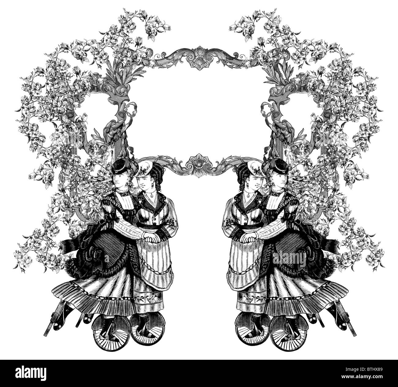 Victorian acrobat Black and White Stock Photos & Images - Alamy