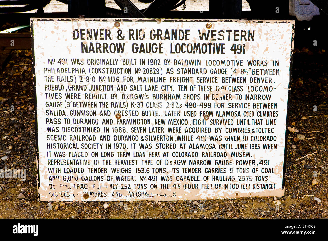 Colorado railroad museum railway hi-res stock photography and images ...