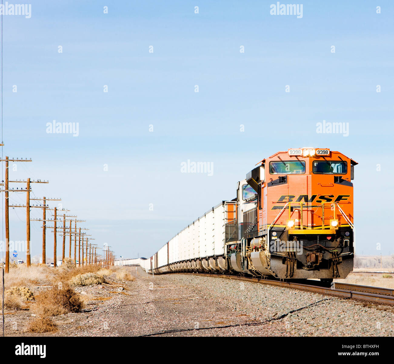 train with motor locomotive, Colorado, USA Stock Photo - Alamy