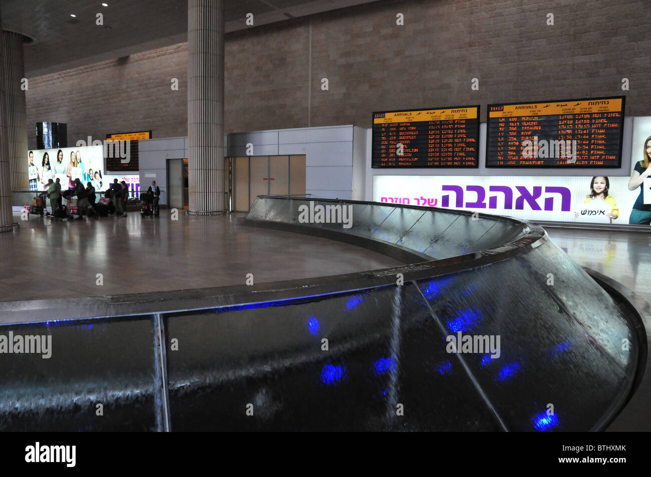 Ben gurion airport welcome sign hi-res stock photography and images - Alamy