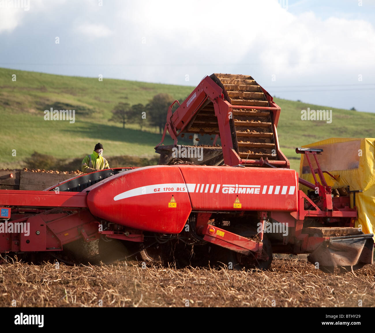 Mechanical potato harvesting hi-res stock photography and images - Alamy