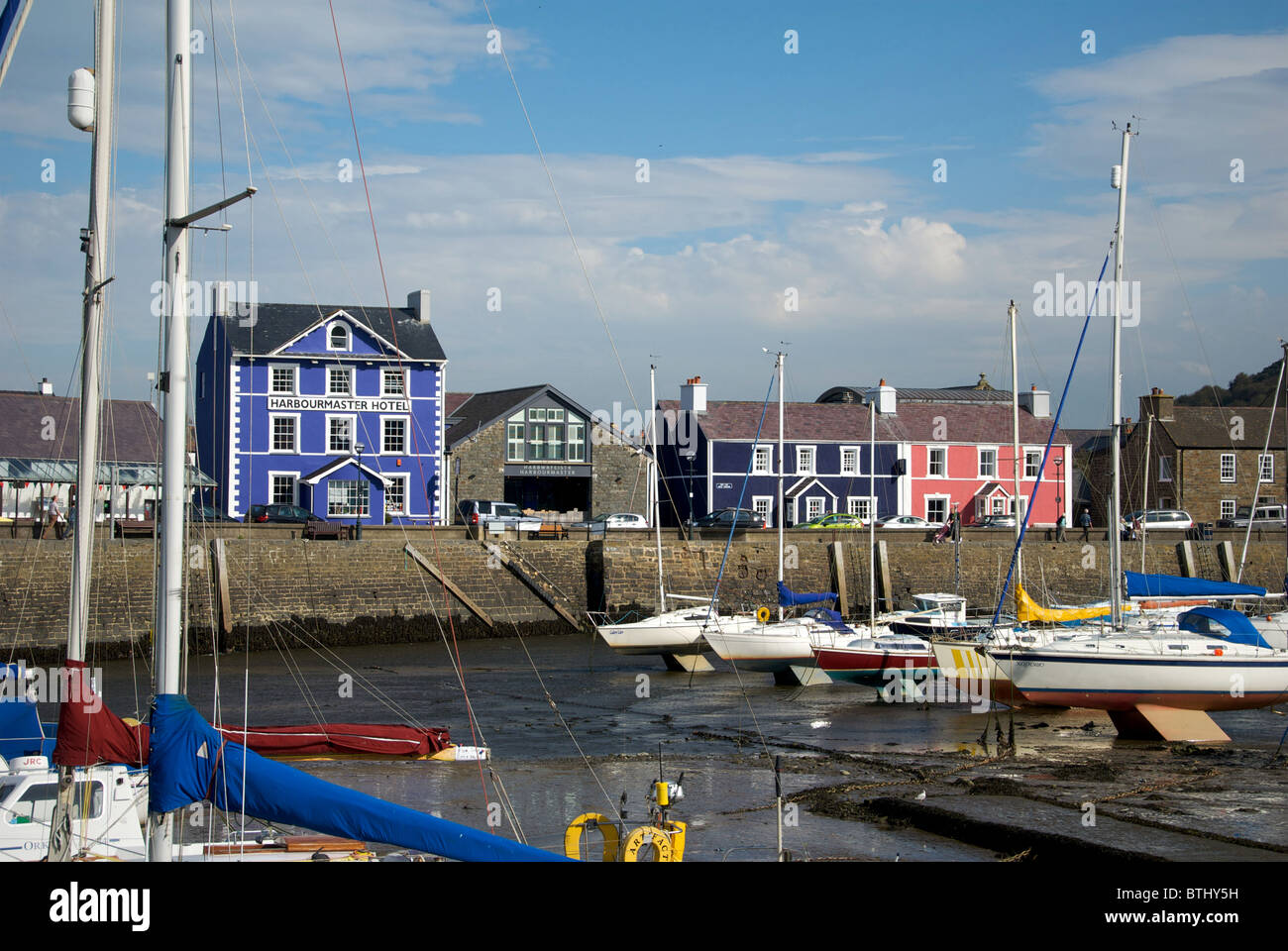 Aberaeron Harbor Harbour Cardigan Bay Wales UK Stock Photo - Alamy