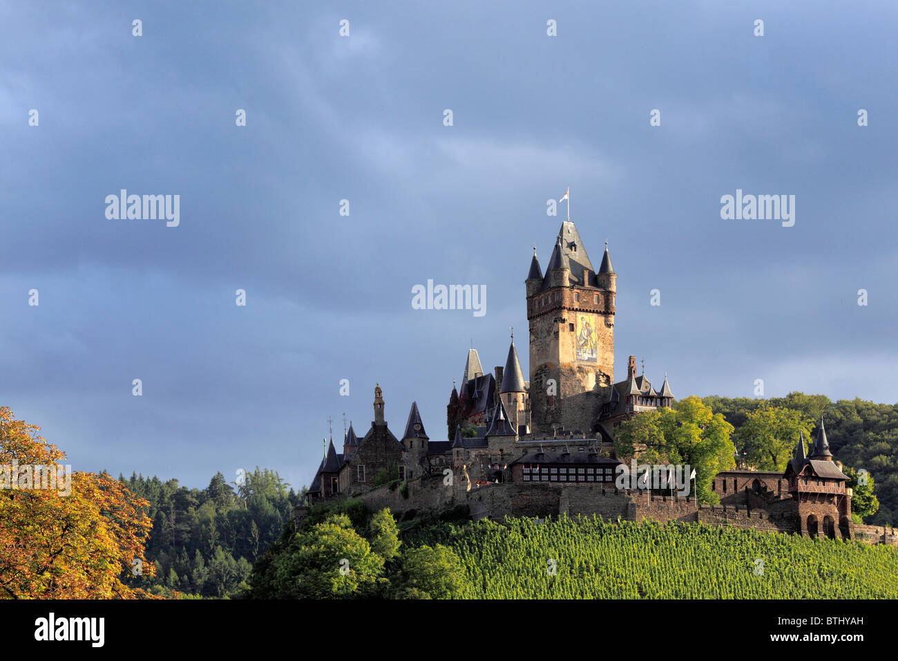 Reichsburg Cochem (Imperial Castle), Cochem, Rhineland-Palatinate ...