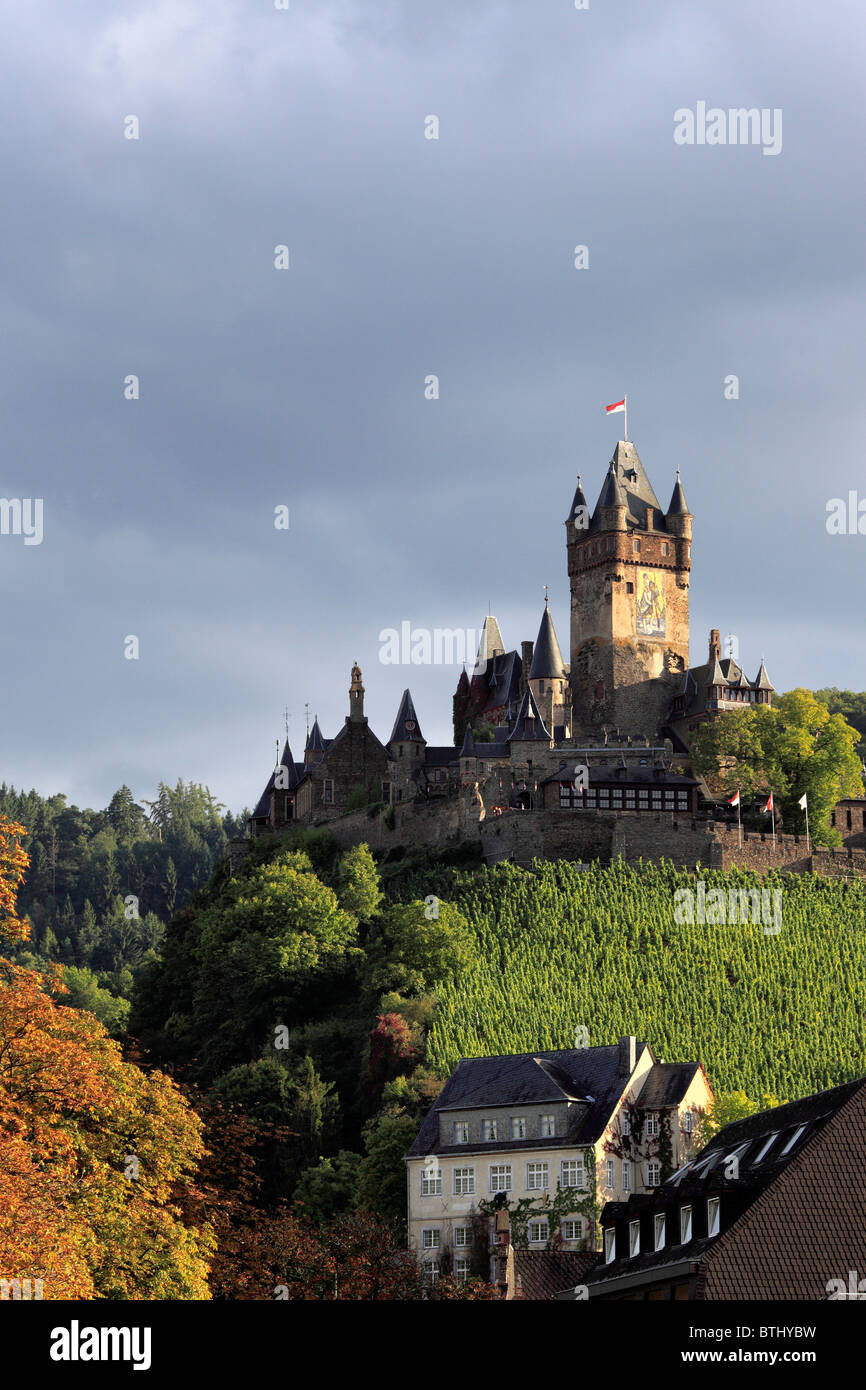 Reichsburg Cochem (Imperial Castle), Cochem, Rhineland-Palatinate ...