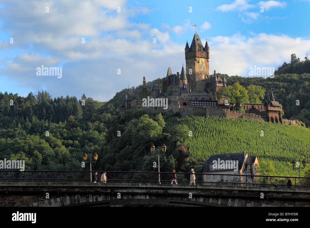 Reichsburg Cochem (Imperial Castle), Cochem, Rhineland-Palatinate ...