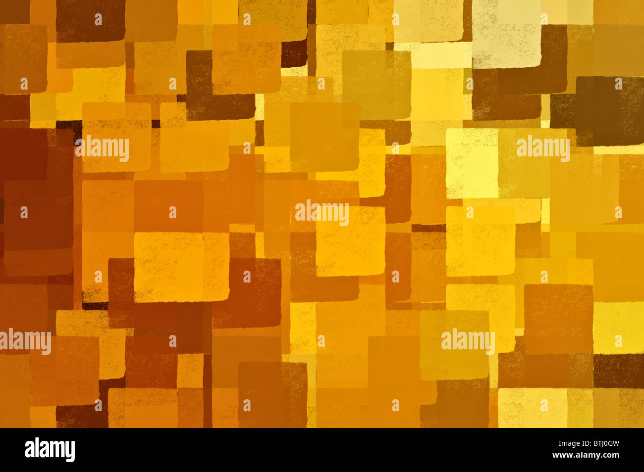 Square shapes in shades of brown and yellow. Abstract background ...