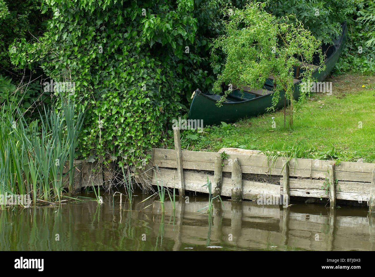 Boy fishing on riverbank hi-res stock photography and images - Alamy