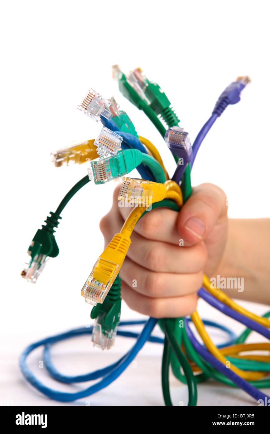 Broadband cable hi-res stock photography and images - Alamy