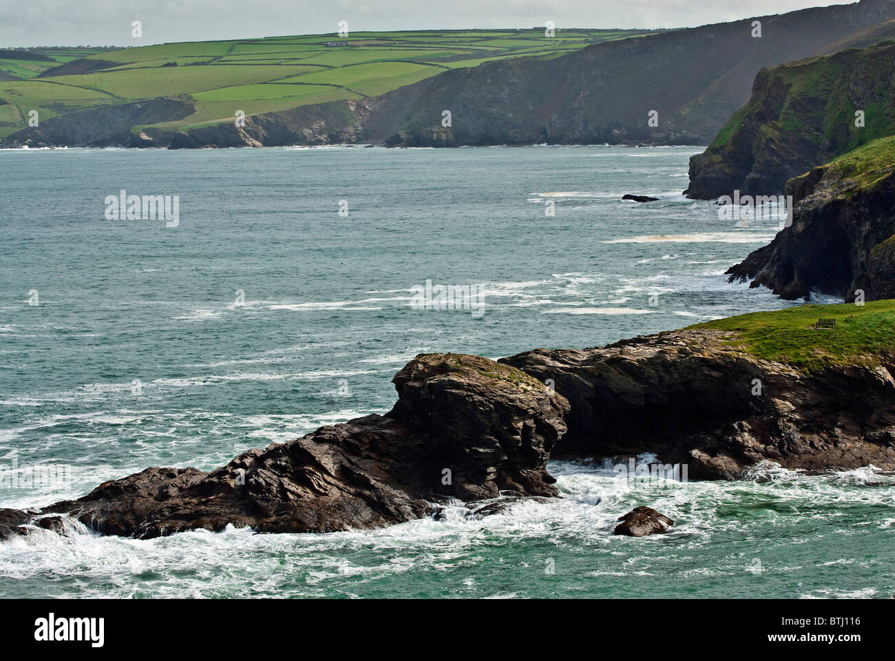 Cornish Peninsula, Port Isaac, Cornwall Stock Photo - Alamy