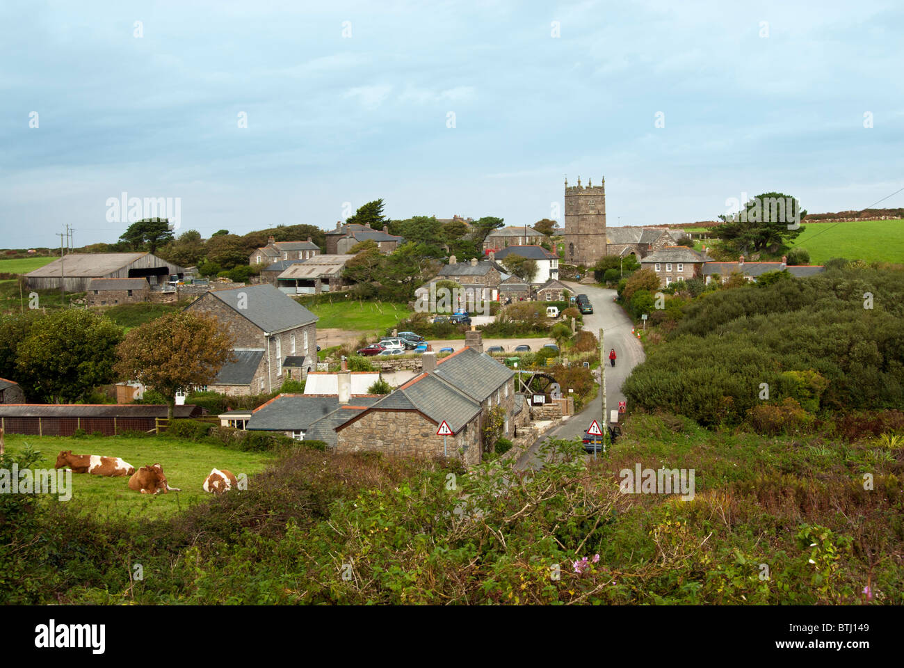 Zennor village cornwall hi-res stock photography and images - Alamy