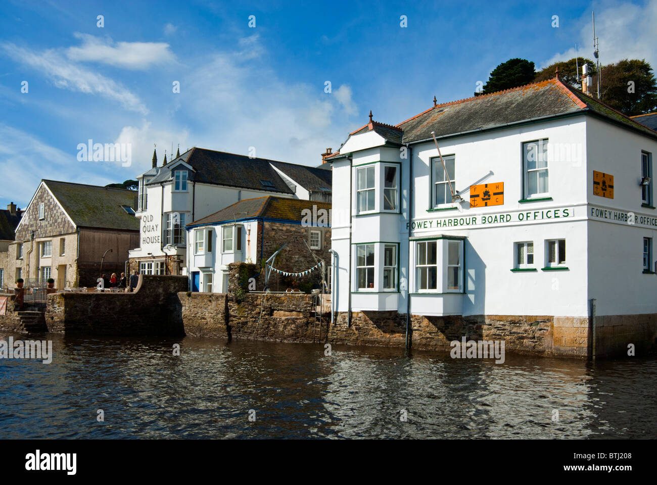 Fowey quay hi-res stock photography and images - Alamy