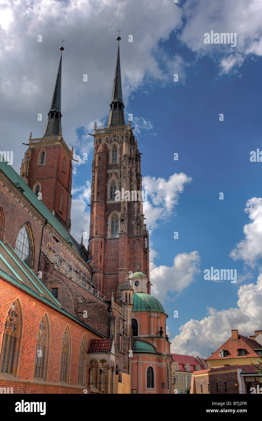 Cathedral of St. John the Baptist, Ostrow Tumski, Wroclaw, Lower Silesia, Poland Stock Photo - Alamy