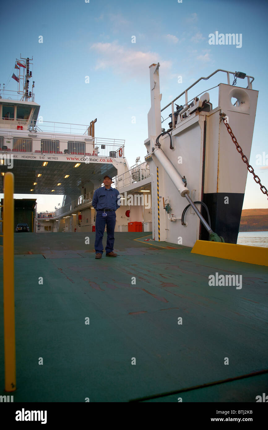 Caledonian MacBrayne ferry port between Largs and the Isle of Cumbrae ...