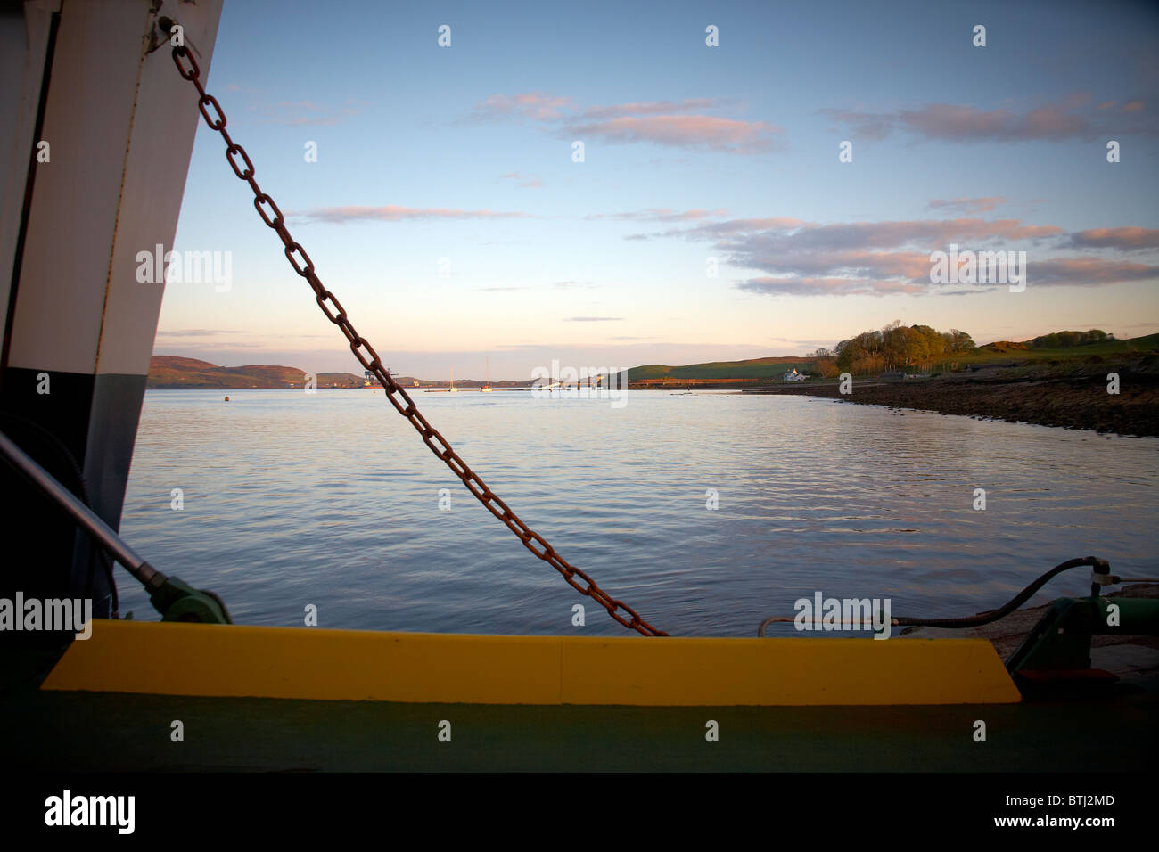 Caledonian MacBrayne ferry port between Largs and the Isle of Cumbrae ...