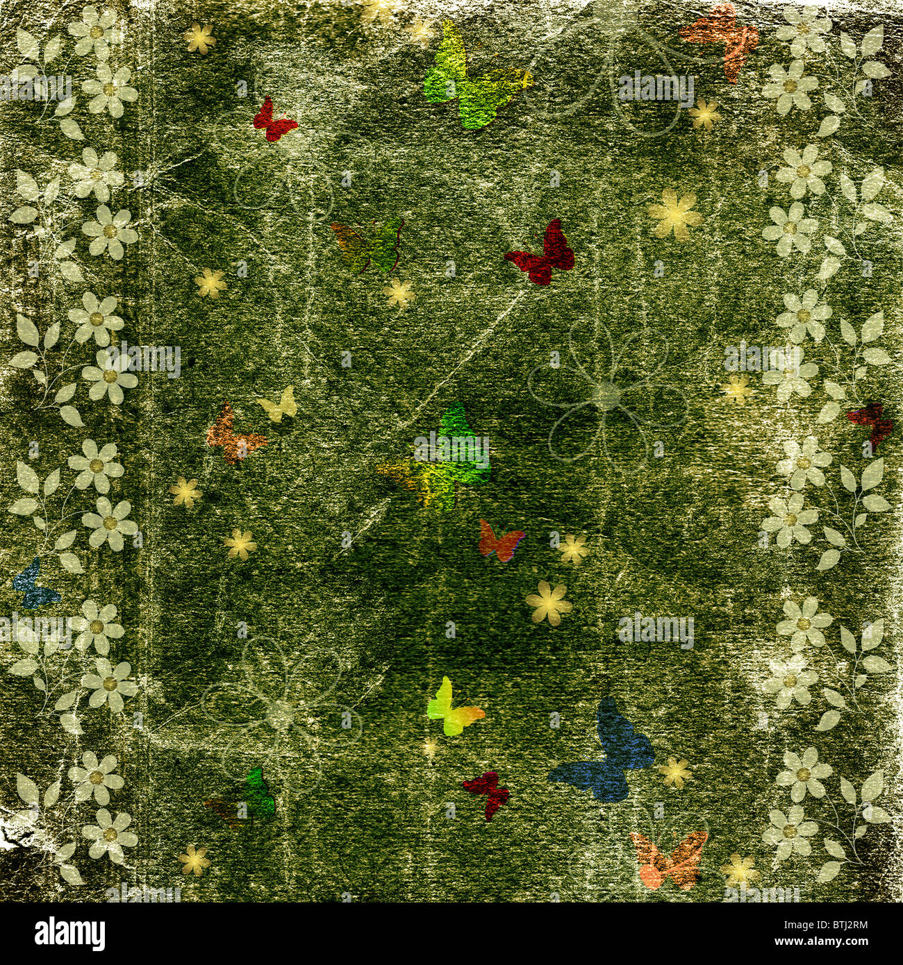 Vintage styled pattern paper hi-res stock photography and images - Alamy