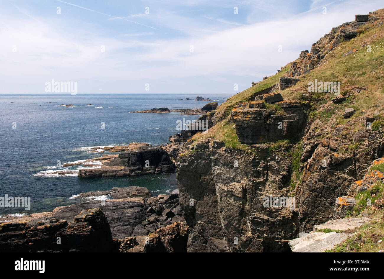 Lizard Point Lizard Peninsula Cornwall England UK Stock Photo - Alamy
