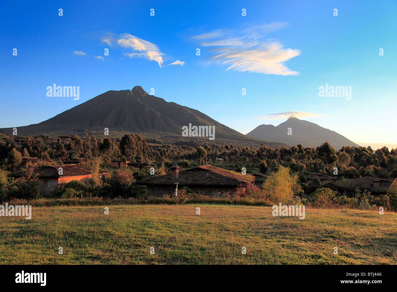Virunga Mountains, Volcano, Rwanda Stock Photo - Alamy