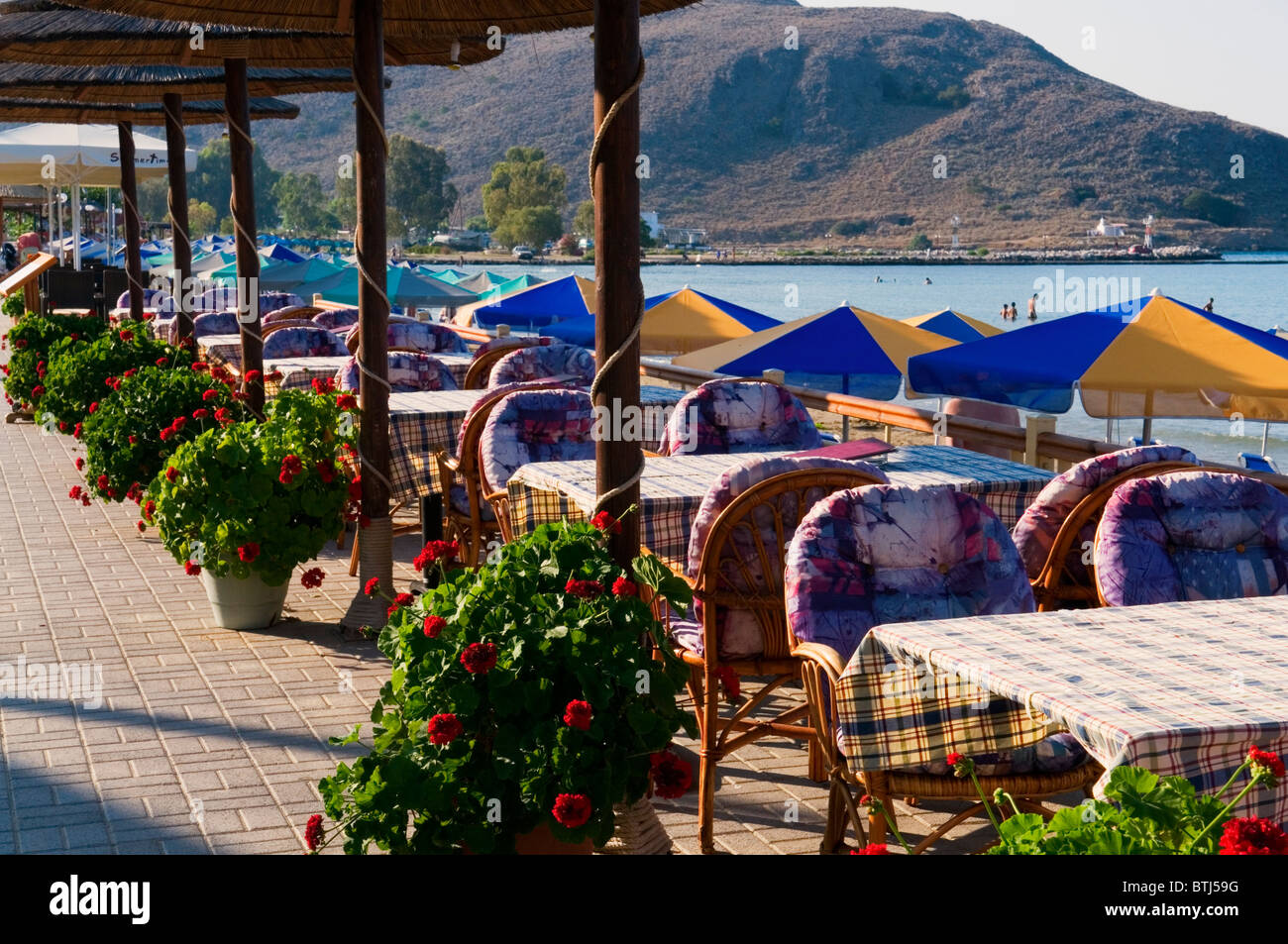 Taverna at Georgioupolis Crete Stock Photo - Alamy