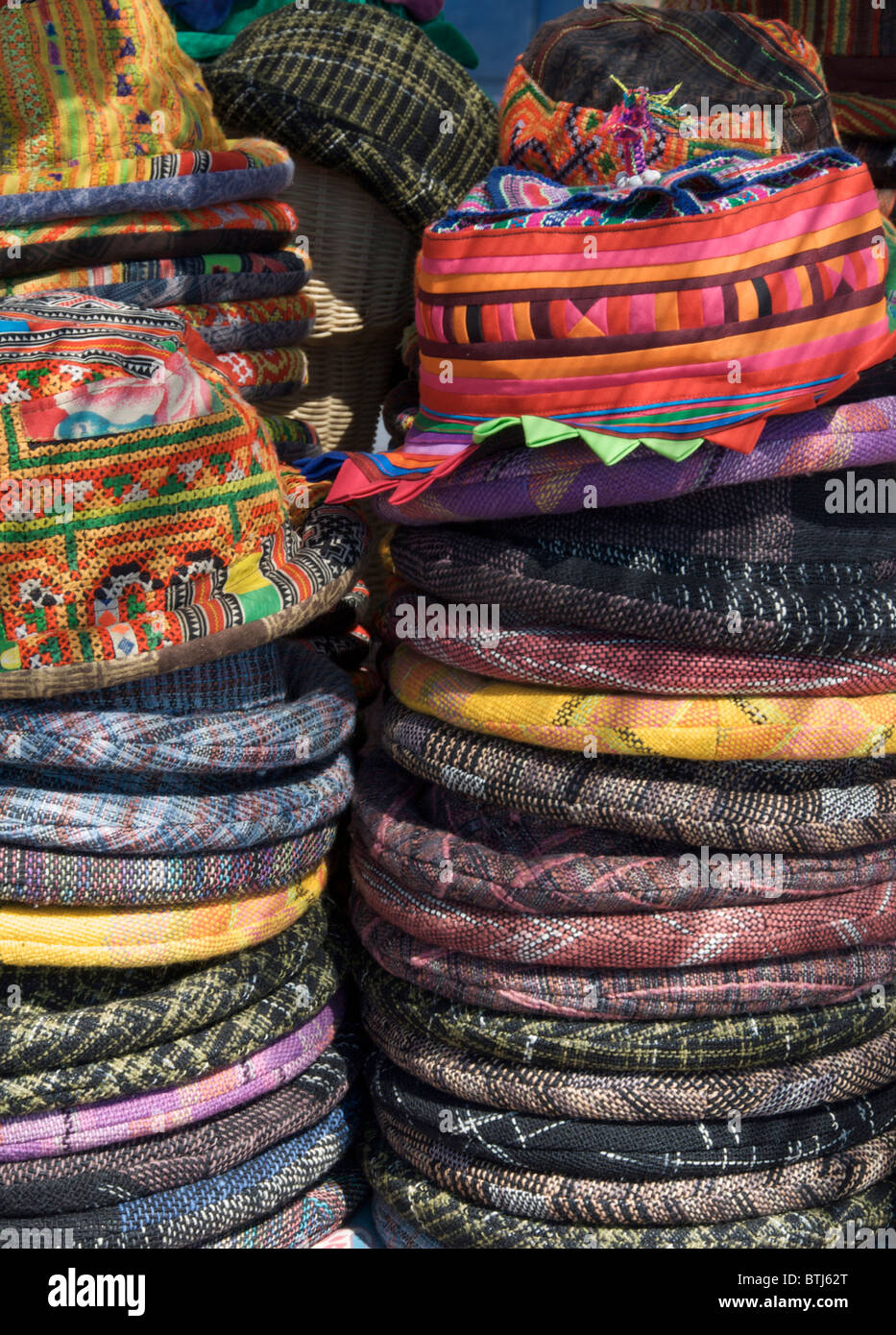 Hats On A Market Stall High Resolution Stock Photography and Images - Alamy