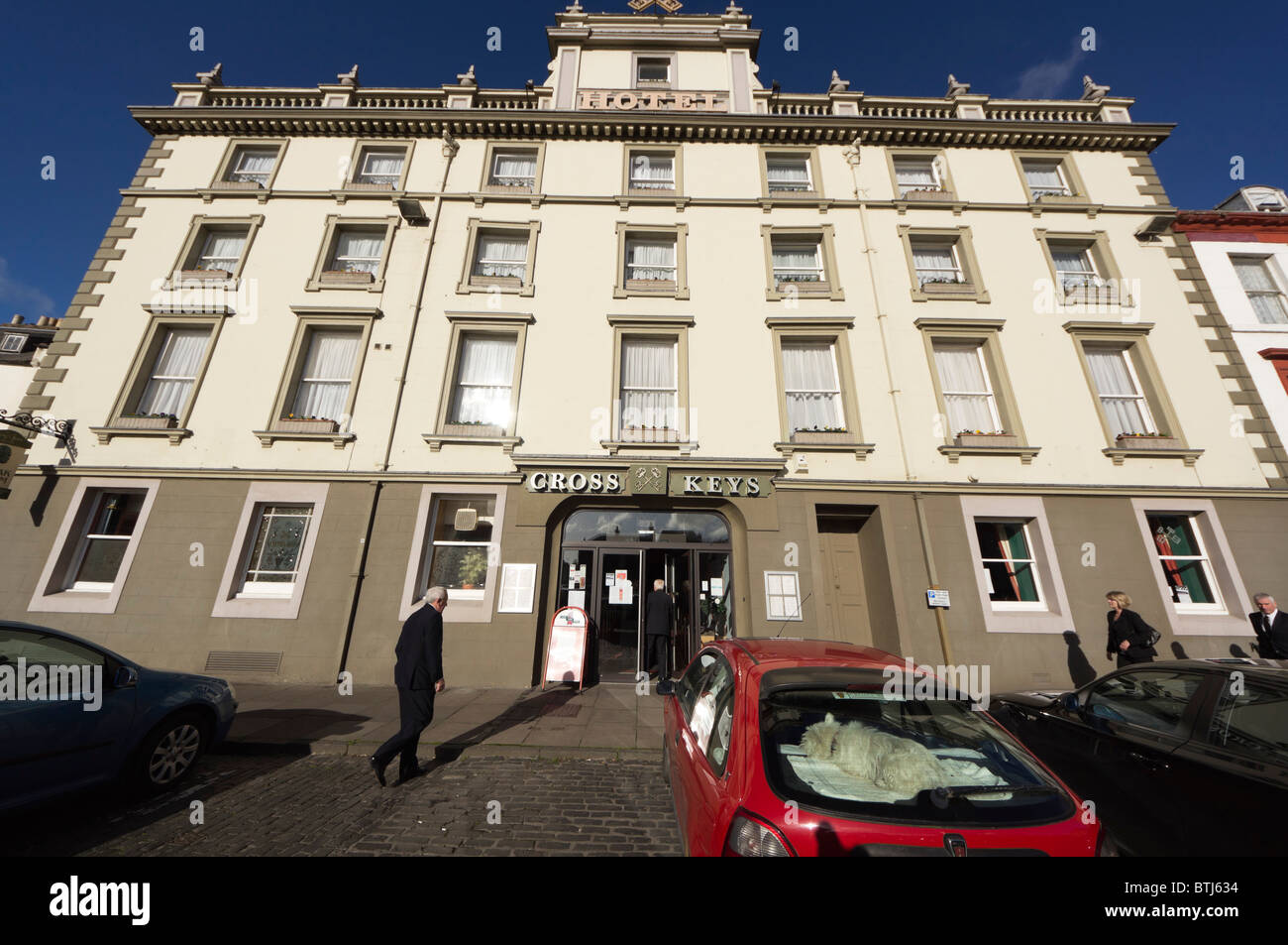 Kelso, Scotland - traditional 18th century coaching inn, The Cross Keys ...