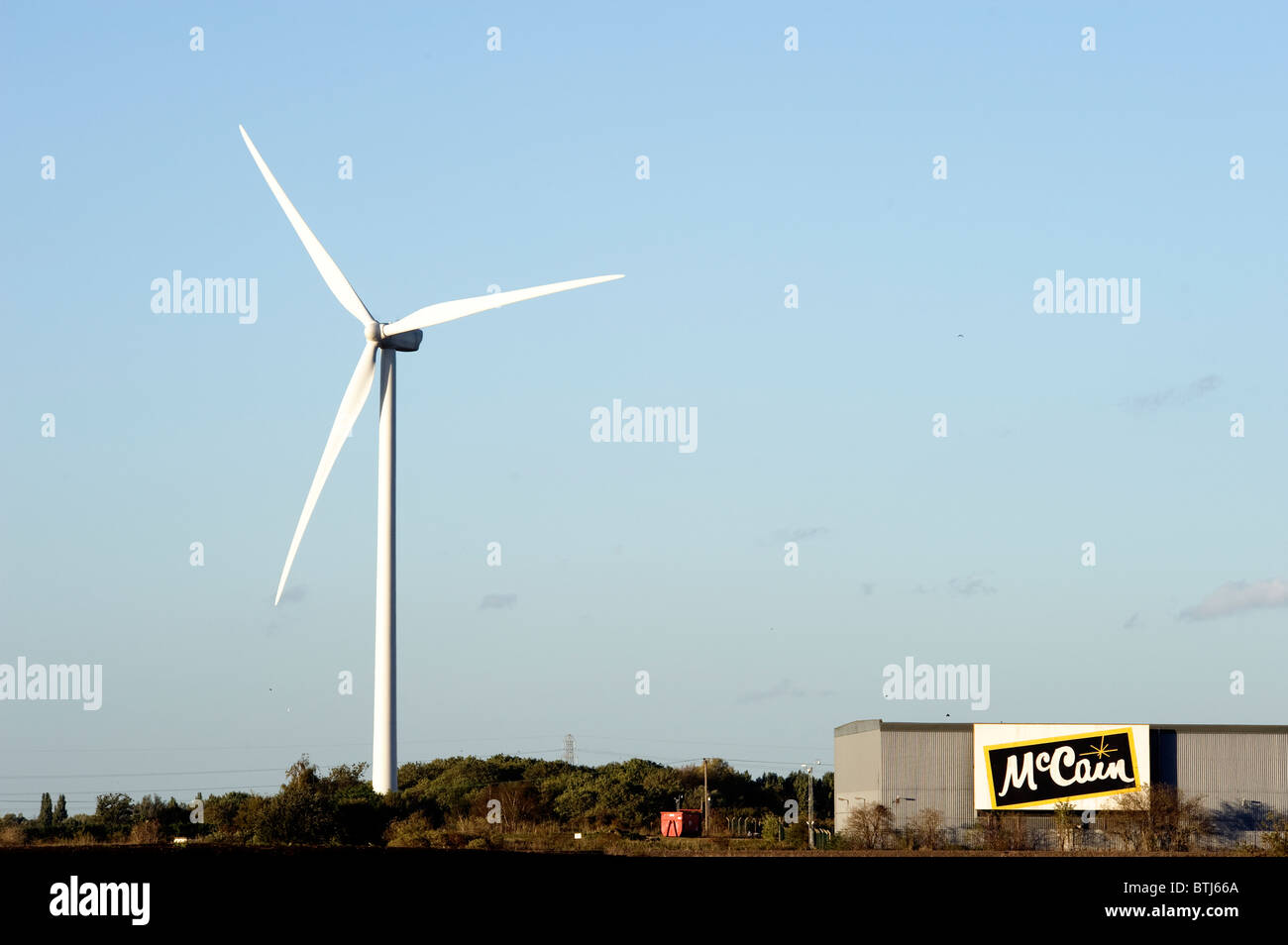 Wind Power Generation Peterborough Stock Photo - Alamy