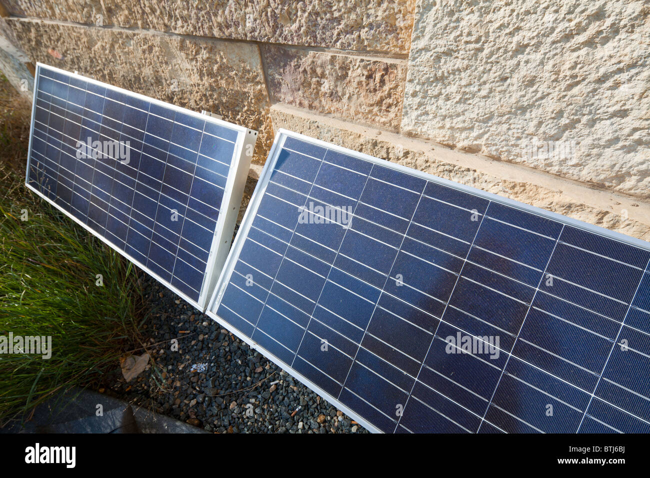Polycrystalline solar panels Stock Photo - Alamy