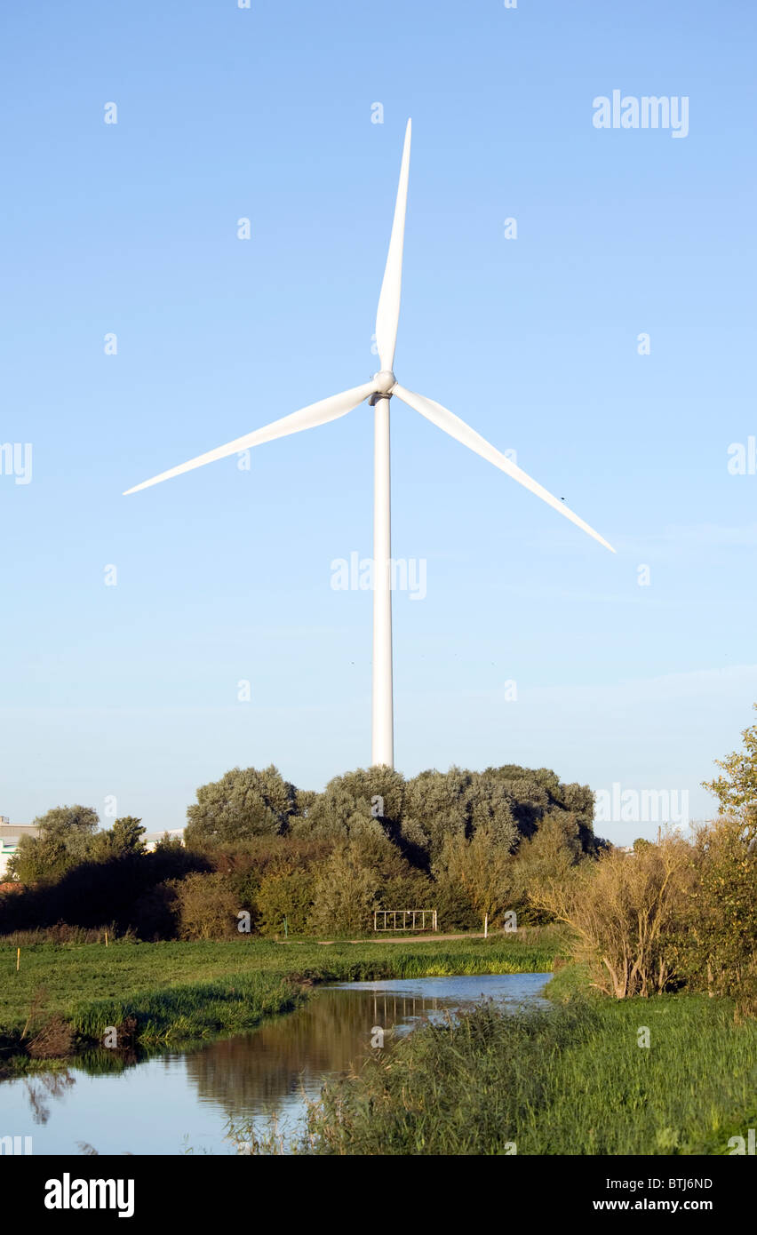 Wind Power Generation Peterborough Stock Photo - Alamy