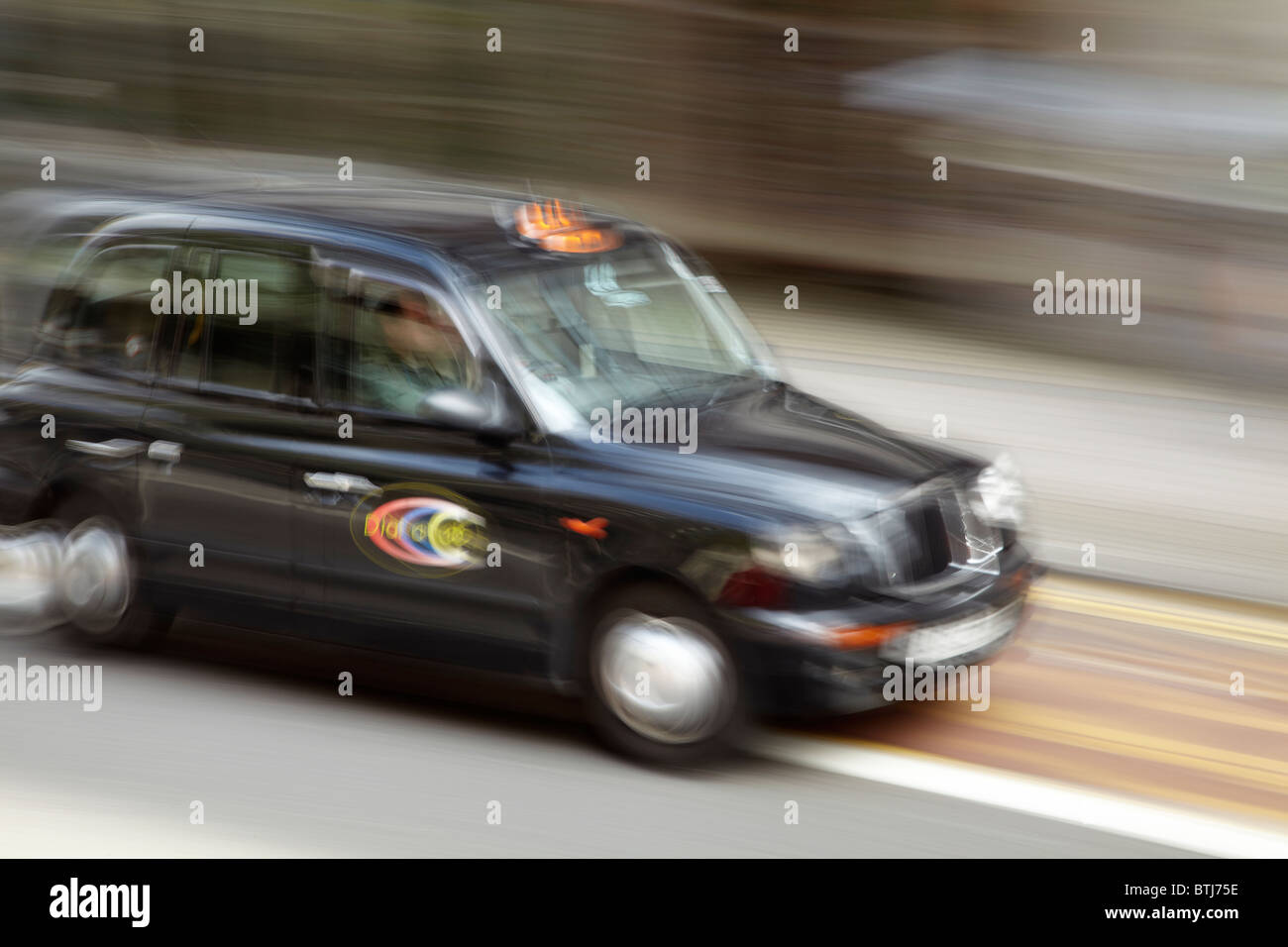 Black Taxi, London, England, United Kingdom Stock Photo - Alamy