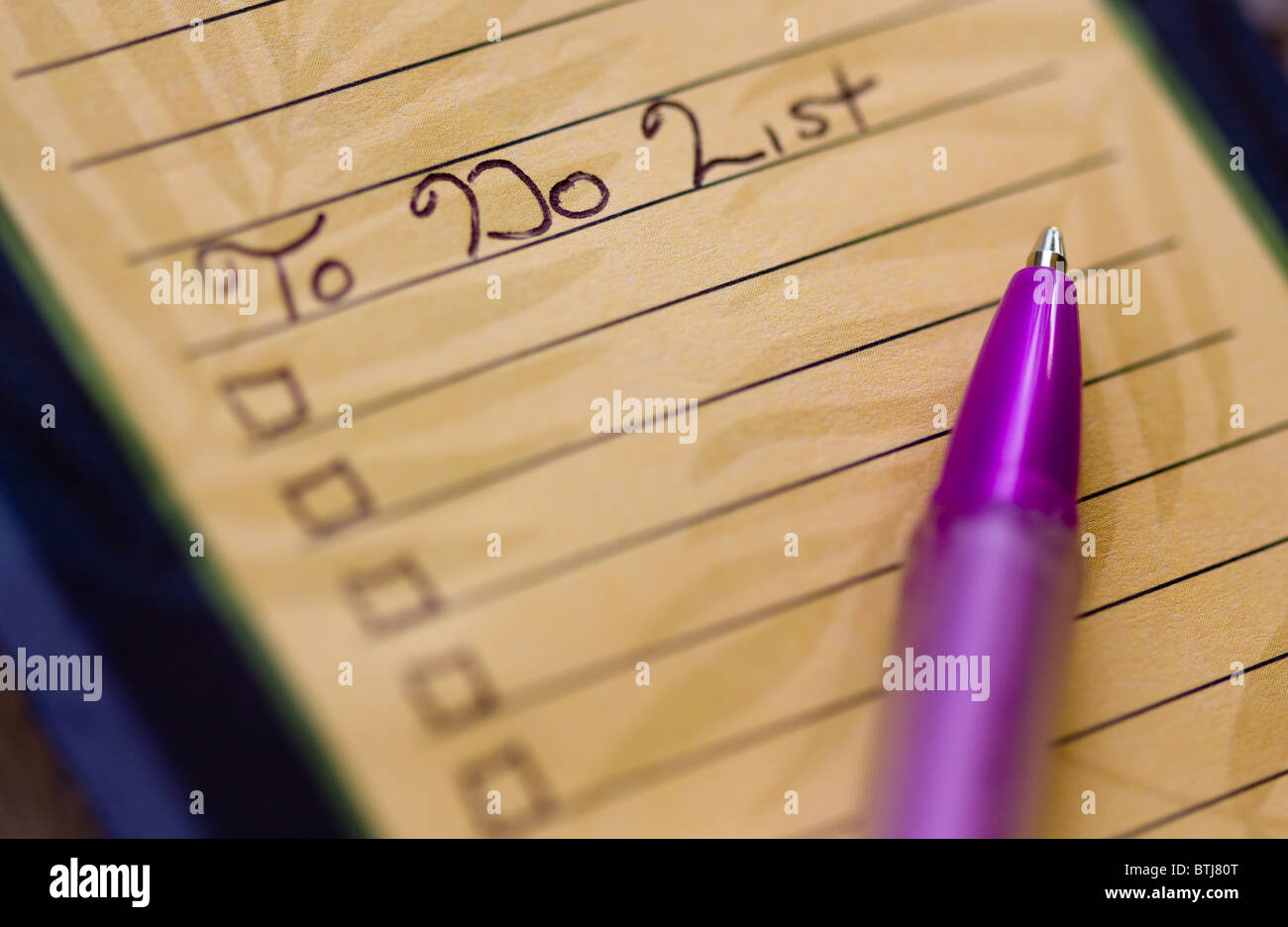 Handwritten list hi-res stock photography and images - Alamy