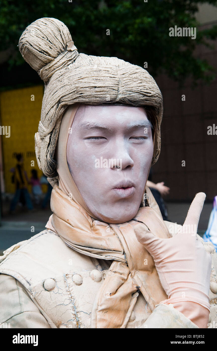 Portrait of a Pantomime artist taken in Taipei Stock Photo - Alamy