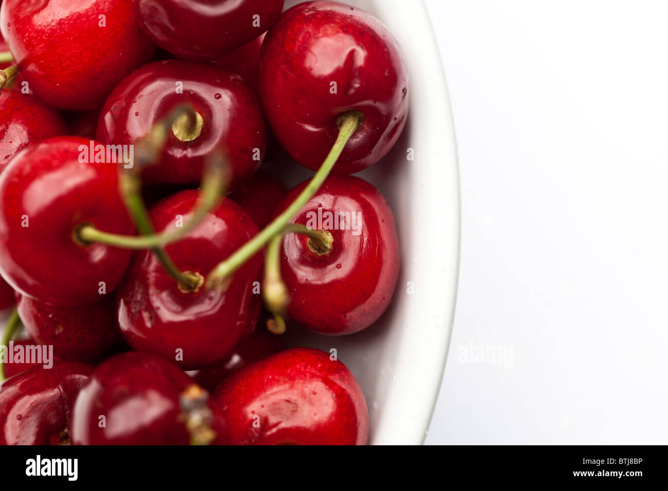 Bowl of cherries Stock Photo - Alamy