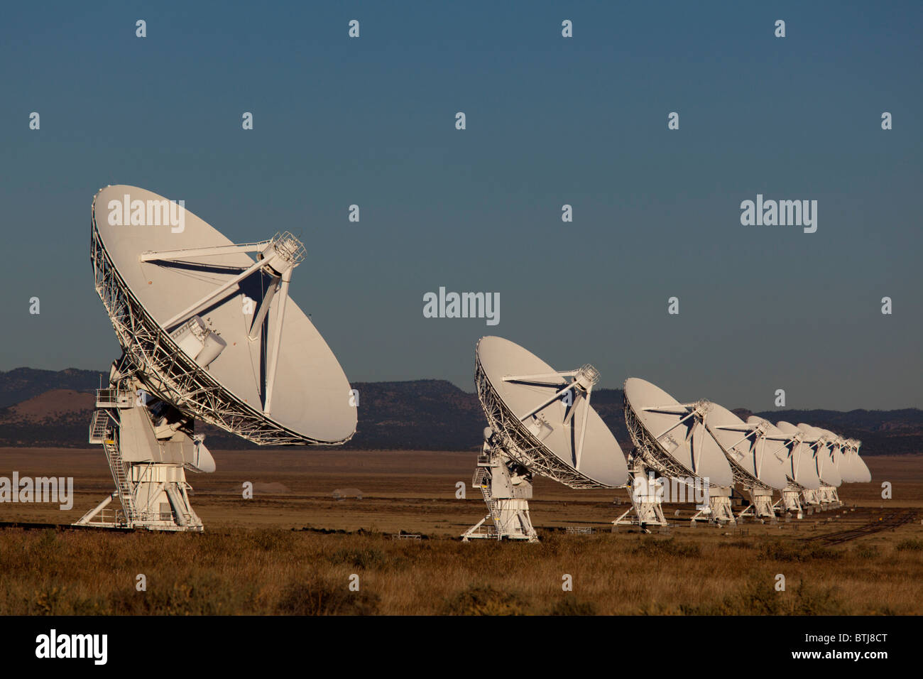 The Very Large Array radio telescope, part of the National Radio ...
