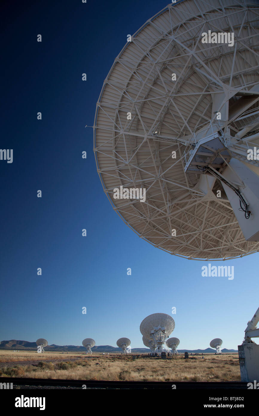 The Very Large Array radio telescope, part of the National Radio ...