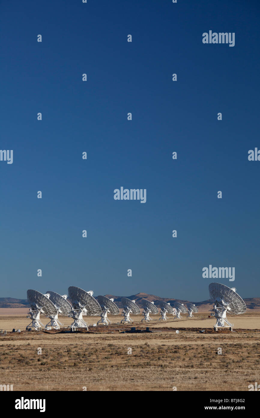 The Very Large Array radio telescope, part of the National Radio ...
