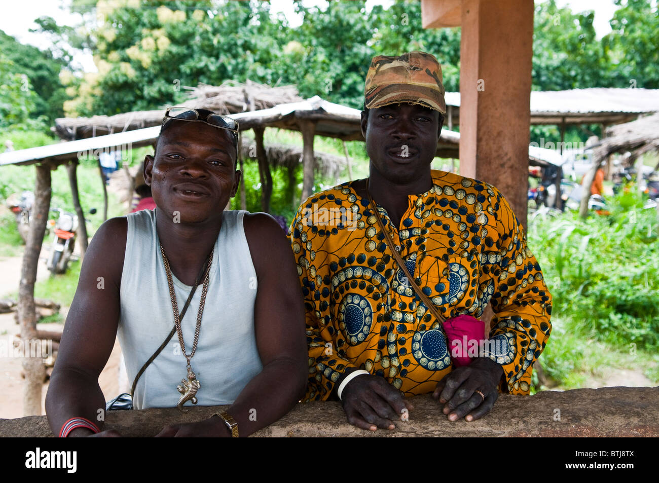 Market scene in Benin Stock Photo - Alamy